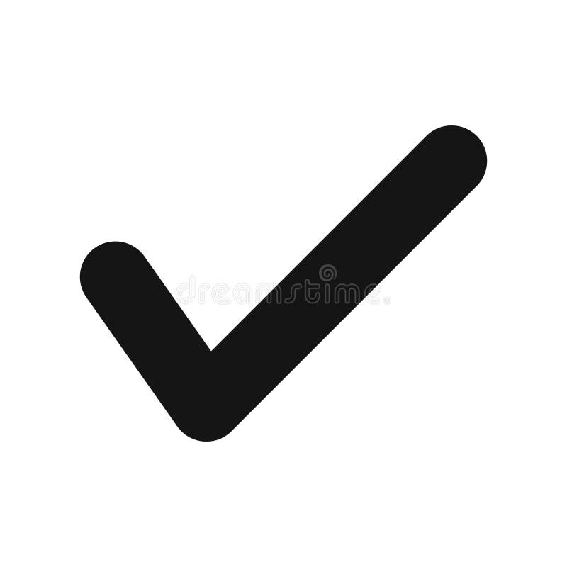 Confirmation Check Mark Icon Perfect for Approvals and Validations ...