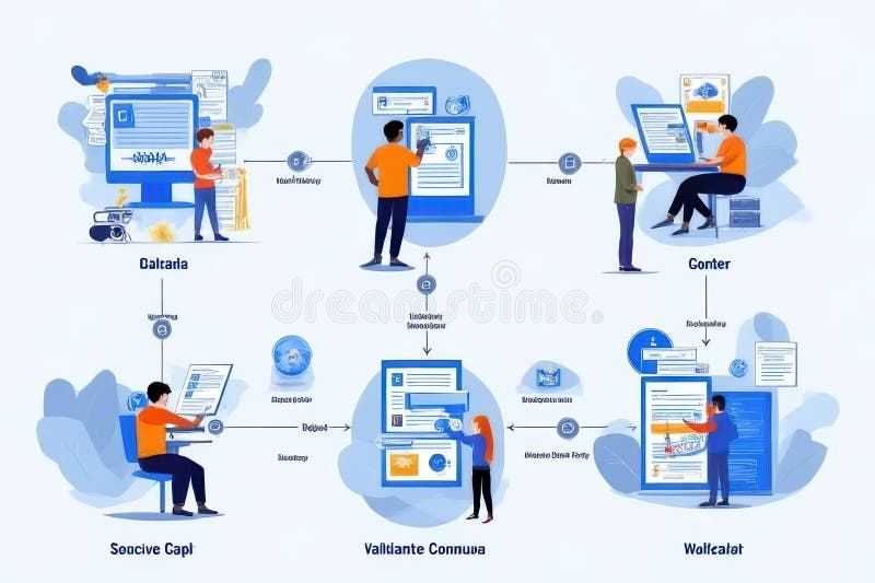 Overview of Confirmation Procedure Stock Illustration - Illustration of ...