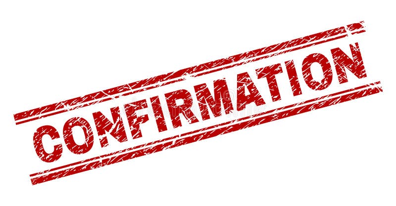 Grunge Textured CONFIRMATION Stamp Seal Stock Vector - Illustration of ...