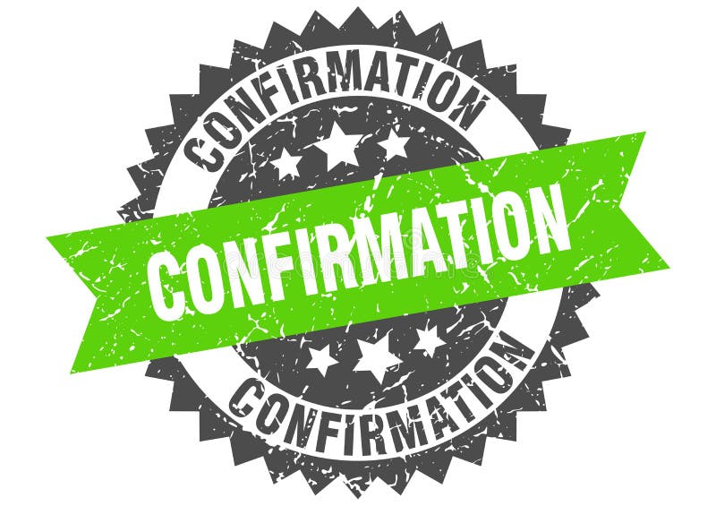 CONFIRMATION Stamp stock illustration. Illustration of documents - 88411448