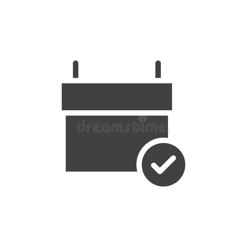 Confirmed Appointment Icon Simple Vector Symbol Stock Vector ...