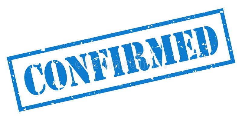 Confirmed ink stamp stock illustration. Illustration of accepted ...