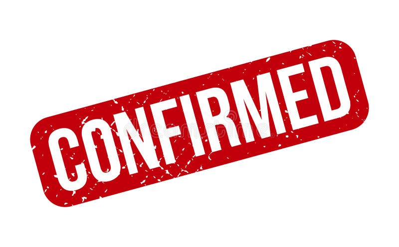 Confirmed Rubber Stamp. Red Confirmed Rubber Grunge Stamp Seal Vector ...