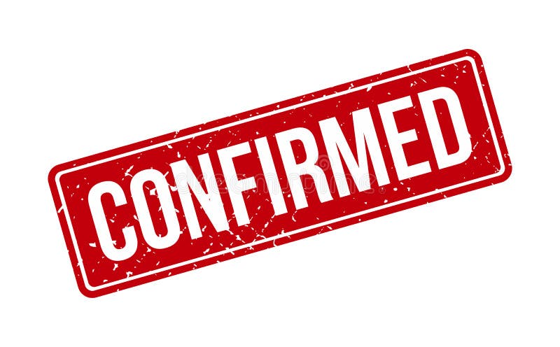 Confirmed Rubber Stamp. Red Confirmed Rubber Grunge Stamp Seal Vector ...