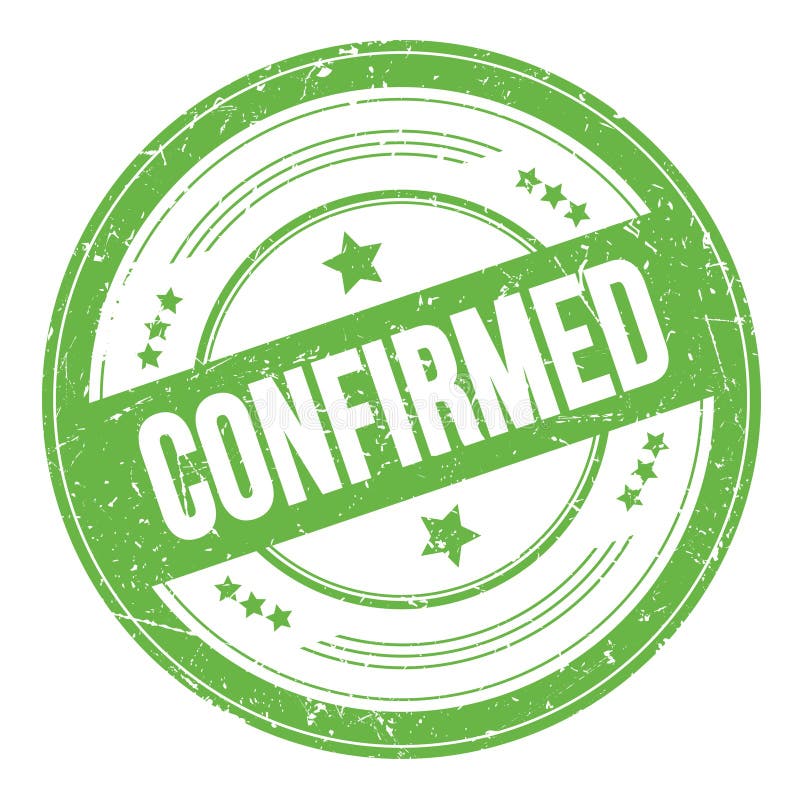 Confirmed - Grungy Wooden Headline on Maple - 3D Rendered Royalty Free ...