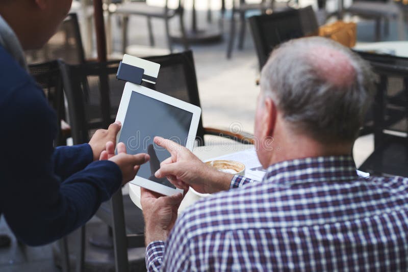 Confirming payment stock image. Image of accepting, money - 93096677