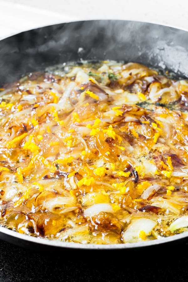 Confit onions stock image. Image of food, homemade, sweet - 71141631