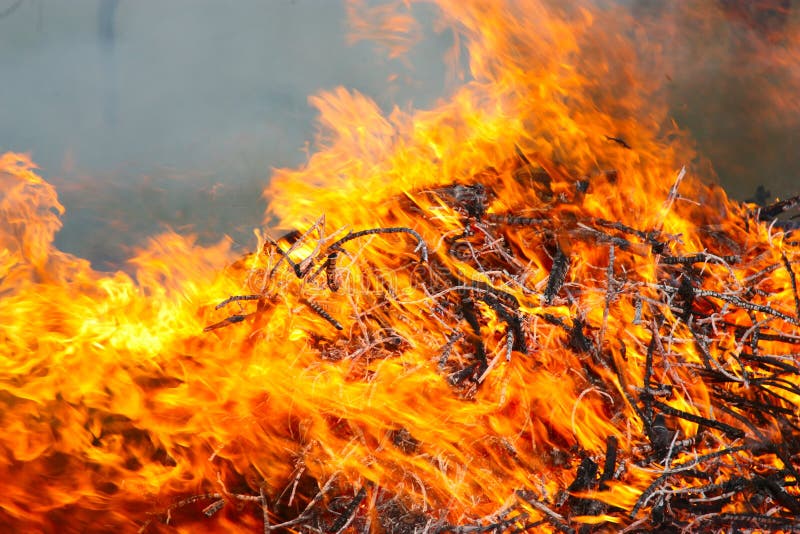 Conflagration stock photo. Image of fume, horizontal, sparkle - 9077348