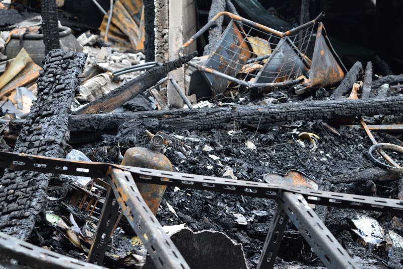 Conflagration stock image. Image of extinguish, firefighter - 939335