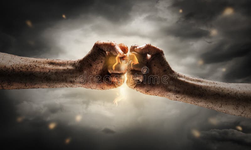 Conflict concept stock image. Image of energy, human - 60964441