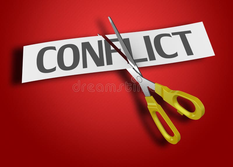 Conflict concept stock photo. Image of text, anger, competition - 45127860