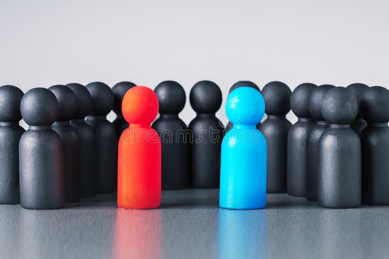 Conflict, Cooperation and Negotiations Concept Stock Photo - Image of ...