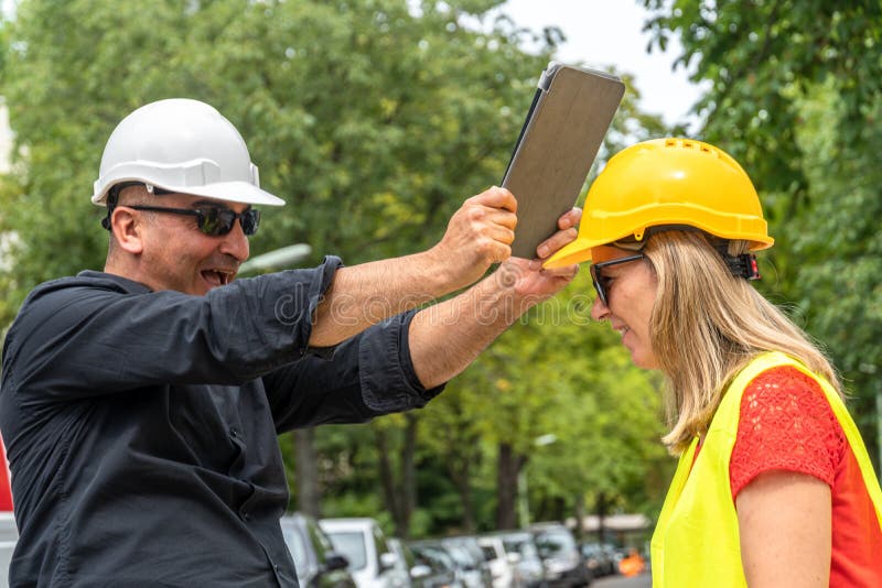 Conflict and Disagreement at Work Stock Photo - Image of engineer ...