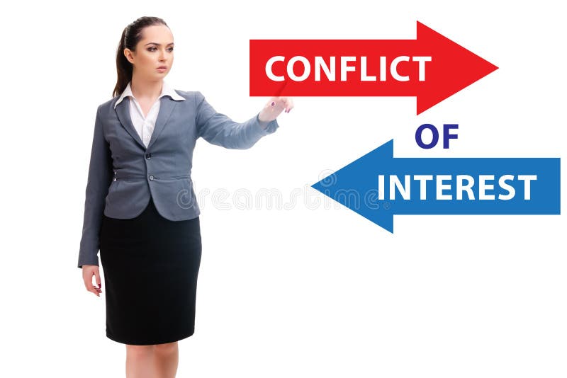 Conflict of Interest Concept in Ethical Business Stock Image - Image of ...