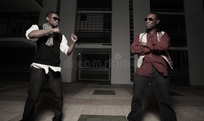 Conflict between men stock image. Image of trend, fashionable - 11803519