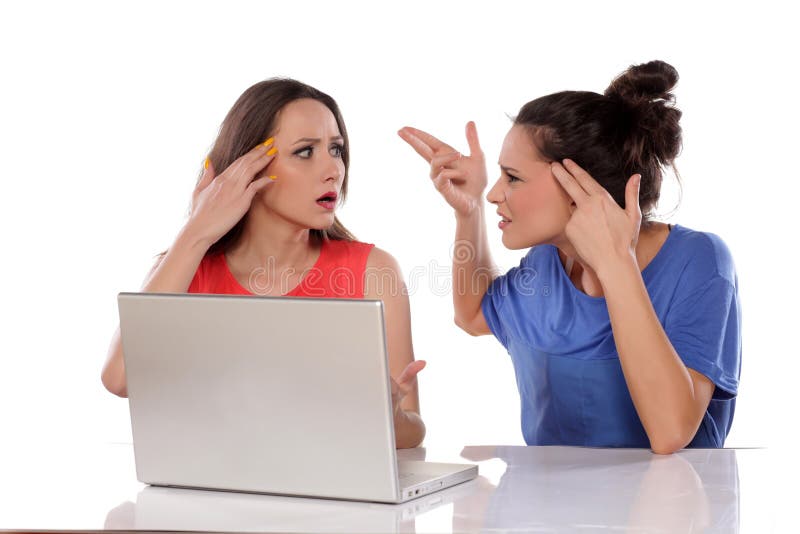 Two women fighting stock photo. Image of friends, choke - 85022560