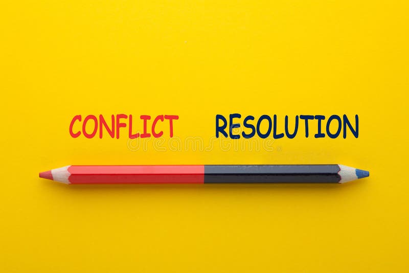 Conflict Resolution Concept Stock Photo - Image of compromise, holding ...