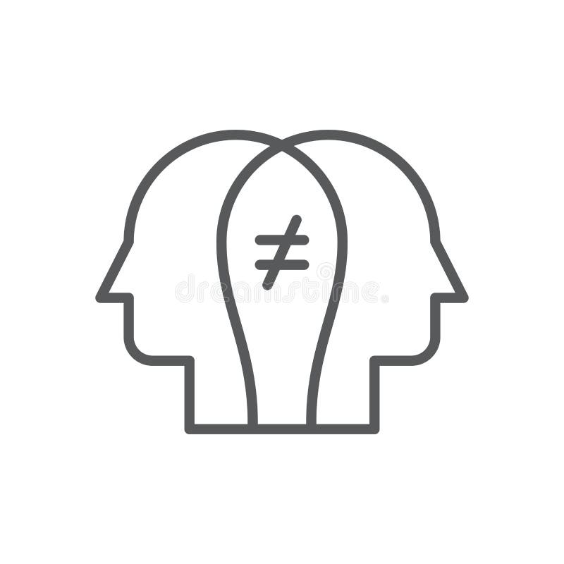 Conflict Resolution Vector Icon Symbol Isolated on White Background ...