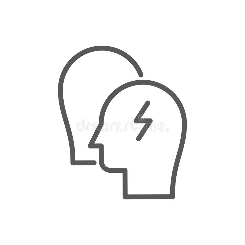 Conflict Resolution Vector Icon Symbol Isolated on White Background ...