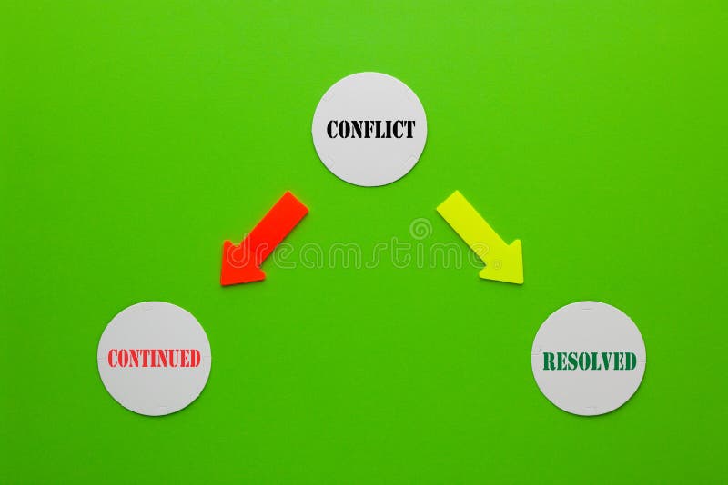 Conflict Resolved Continued Stock Image - Image of negotiation, issue ...