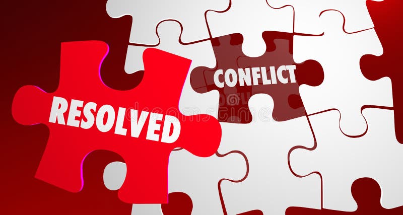Conflict Resolved Fight Resolution Puzzle Piece Stock Illustration ... Conflict Resolved Fight Resolution Puzzle Piece Stock Illustration ...