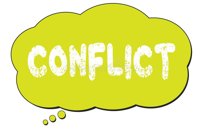 Conflict Written Sign Stock Illustrations – 207 Conflict Written Sign ...