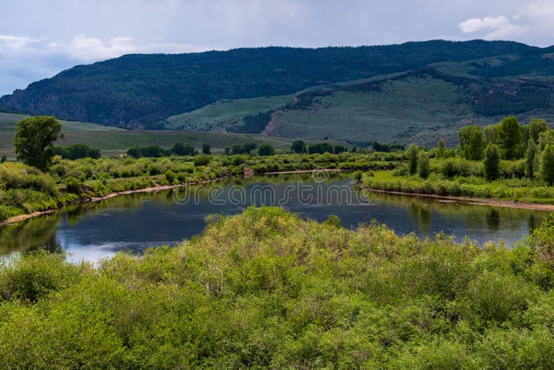 Confluence of Blue River and Colorado River Stock Photo - Image of ...