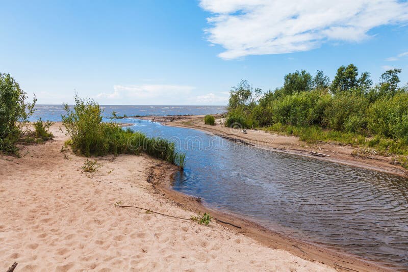Confluence of River Indus and Zanskar Stock Image - Image of jammu ...