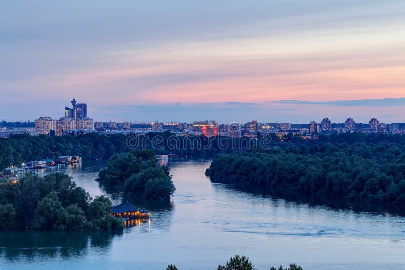 Confluence of two rivers stock photo. Image of medieval - 73115536