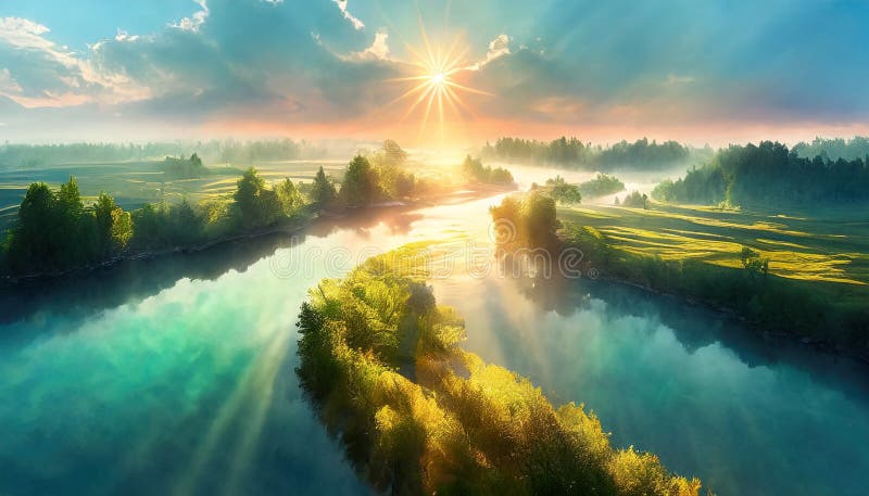 Two Rivers Confluence Stock Illustrations – 34 Two Rivers Confluence ...