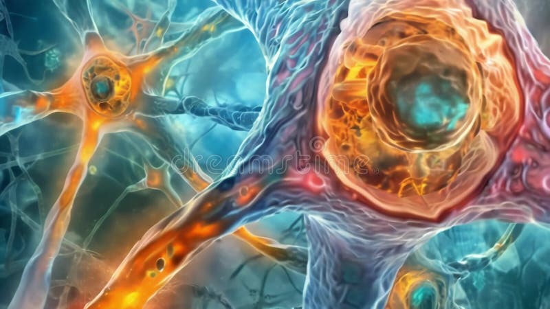 A Confocal Microscope Image of a Specialized Animal Cell Like a Muscle ...