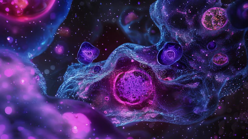 Confocal Microscopy Image of a Cell Undergoing Apoptosis with ...