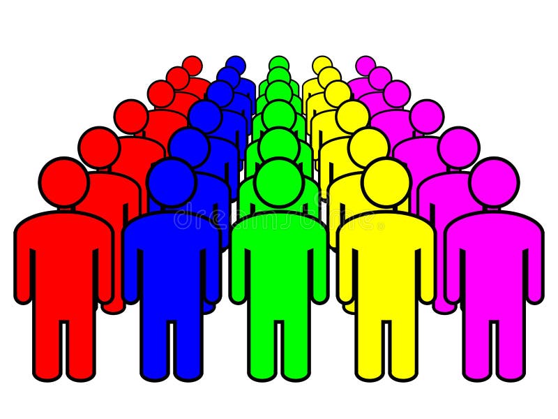 Conforme-se ilustração stock. Ilustração de roxo, amarelo - 23370639