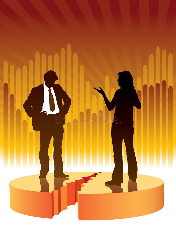 Business confrontation stock vector. Illustration of businessman - 11159209