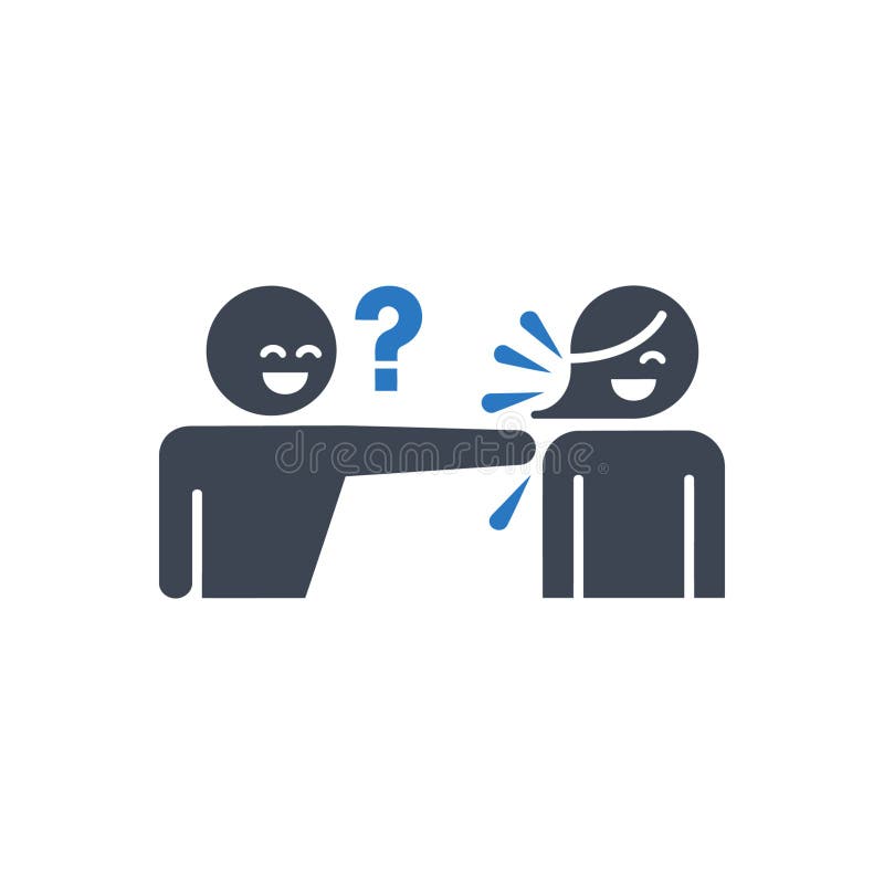 Confrontation Communication Misunderstanding Icon Stock Illustration ...