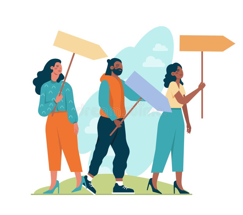 Confrontation Concept. Business or Social Controversy or Disagreement ...