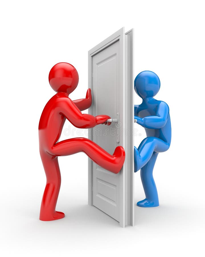 Confrontation stock illustration. Illustration of confrontation - 61955193