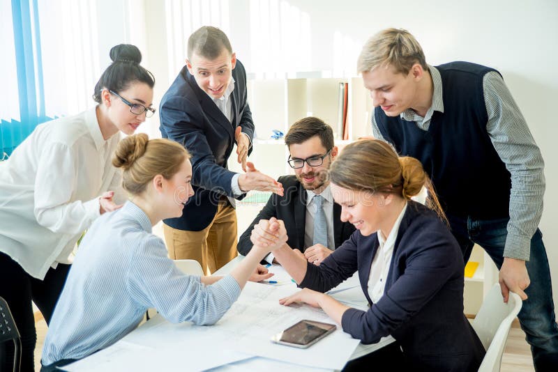 Confrontation in office stock photo. Image of manager - 89759232