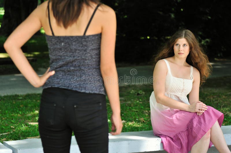 Confrontation - two women stock photo. Image of white - 16145568 Confrontation - two women stock photo. Image of white - 16145568