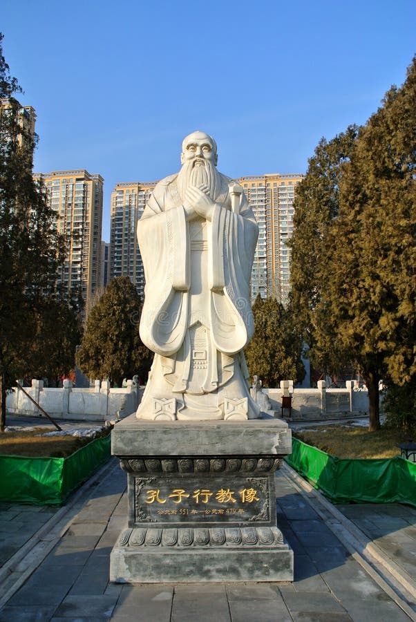 Confucius Temple in Modern Tianjin Editorial Stock Photo - Image of ...