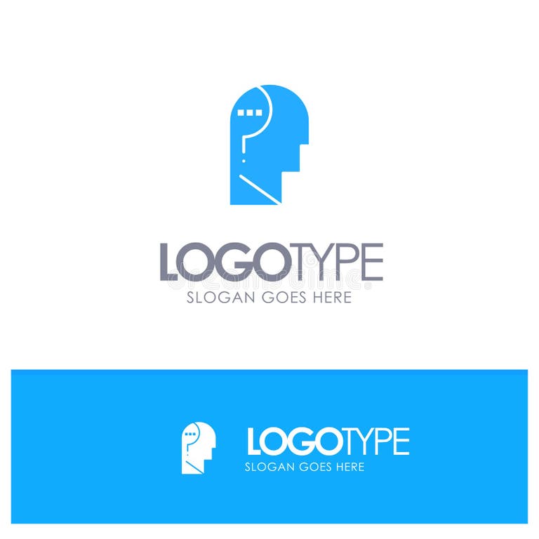 Confuse, Confuse Brain, Confuse Mind, Question Blue Solid Logo with ...