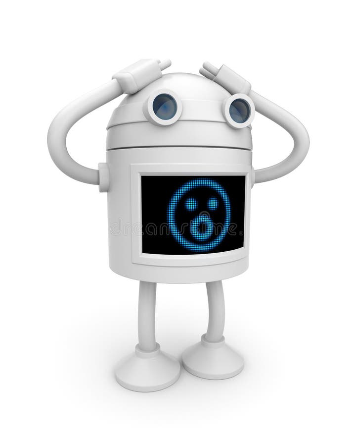 Confused Robot Stock Illustrations – 259 Confused Robot Stock ...