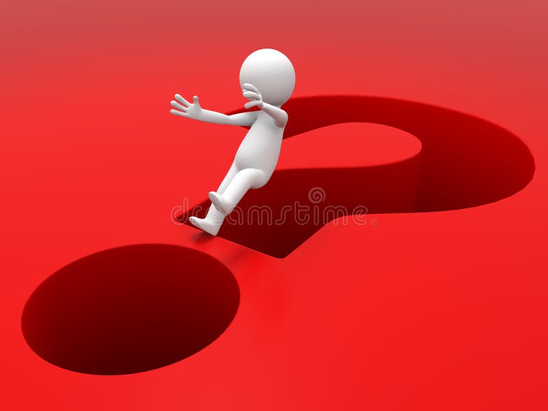 The confused stock illustration. Illustration of object - 27140117