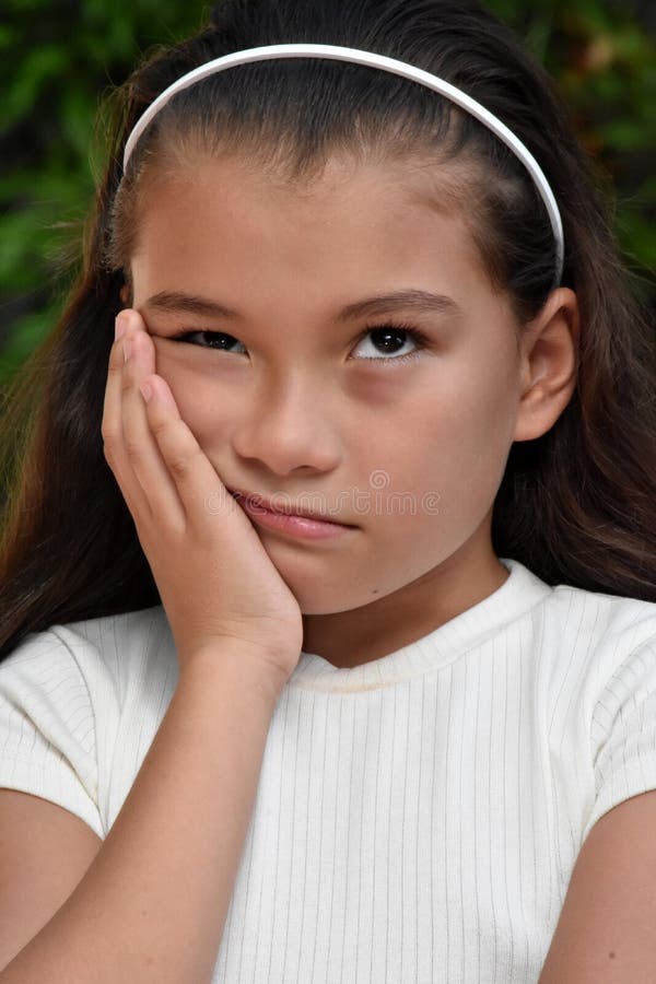 Confused Beautiful Female stock photo. Image of confusion - 133459058