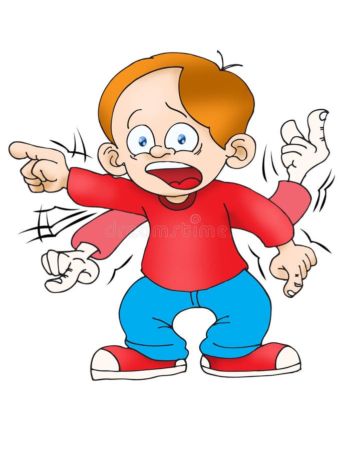 Confused boy stock illustration. Illustration of youth - 9173403