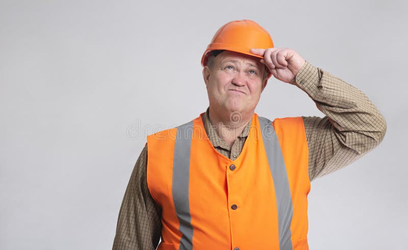 Confused Man Gesturing Isolated Construction Stock Photos - Free ...