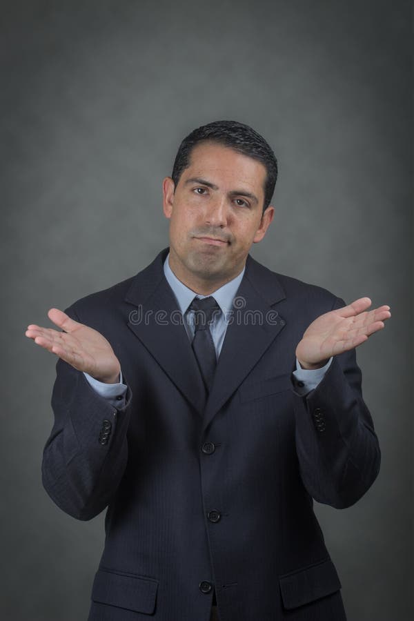 Confused Business Man stock photo. Image of confused - 54990550
