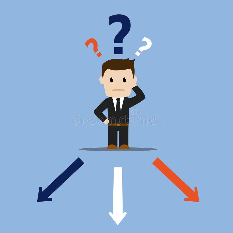 Man Hard Choice Stock Illustrations – 338 Man Hard Choice Stock ...