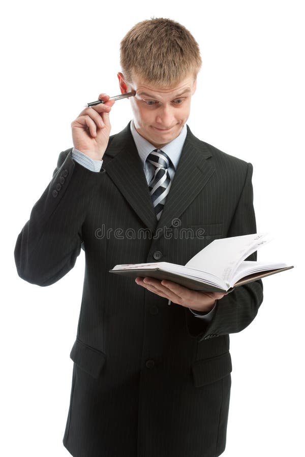 Confused businessman stock image. Image of employee, legal - 8126341