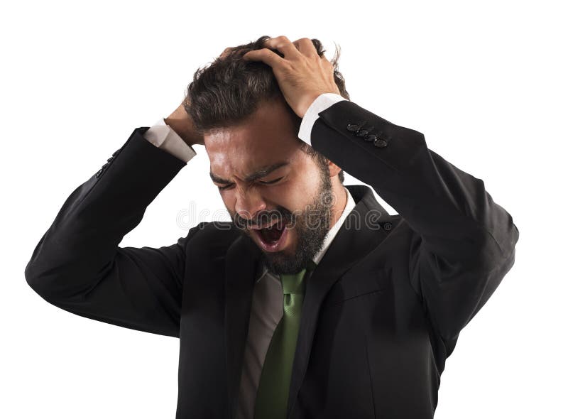 Confused businessman stock photo. Image of insecure, business - 31725066